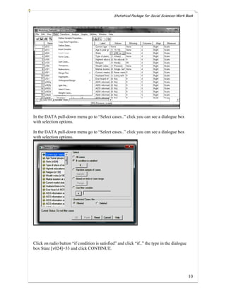 SPSS :Introduction for beginners | PDF