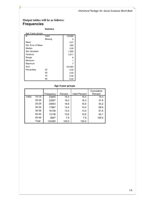 SPSS :Introduction for beginners | PDF