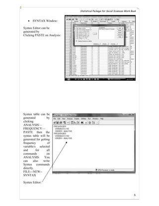 SPSS :Introduction for beginners | PDF