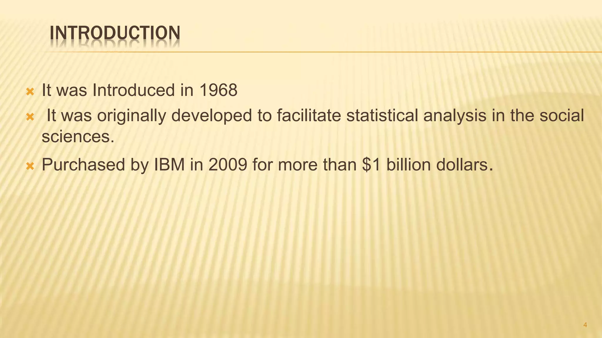 Spss presentation | PPT