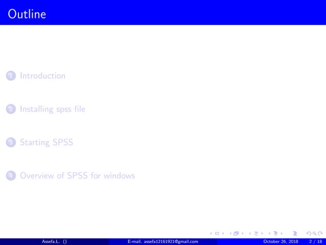 spss presentation.pdf | Operating Systems | Computer Software and Applications