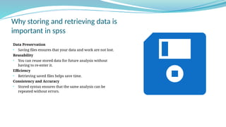 spss presentation complete ( basic intro ) | PPTX