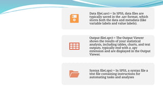 spss presentation complete ( basic intro ) | PPTX
