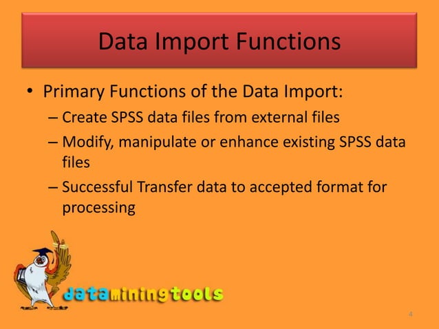 SPSS: Quick Look | PPTX | Technology & Computing
