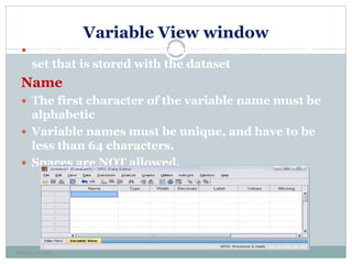 Spss & rsm copy | PPT