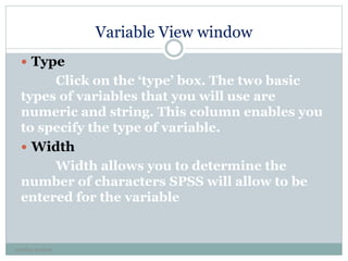 Spss & rsm copy | PPTX