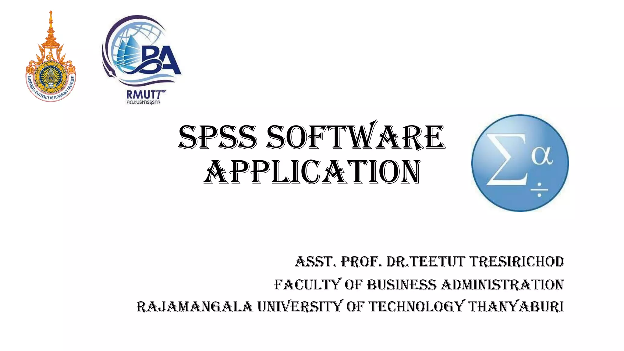SPSS software application.pdf
