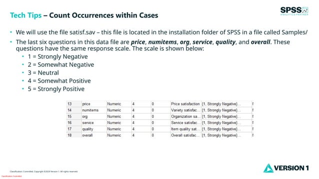 SPSS Statistics - Count Occurrences within Cases.pptx