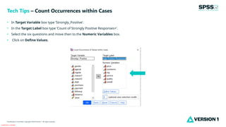 SPSS Statistics - Count Occurrences within Cases.pptx