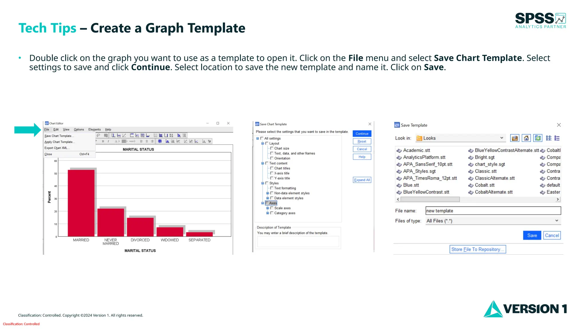 Spss Statistics Create A Graph Template In Ibm Spss Statisticspptx