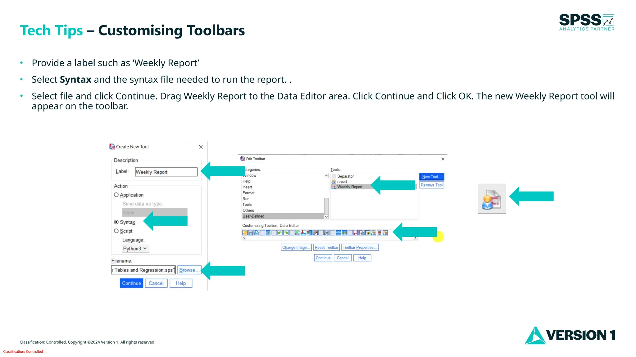 SPSS Statistics - Customising Toolbars.pptx