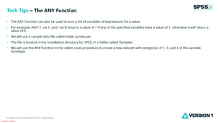 SPSS Statistics - The ANY function .pptx
