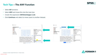 SPSS Statistics - The ANY function .pptx