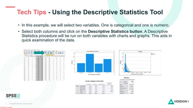 SPSS Statistics - Using the Descriptive Statistics Tool in IBM SPSS ...