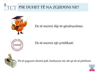 Tirana Center of Technology - Kurs në SPSS | PPTX