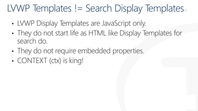 SPSSTHLM - Using JSLink and Display Templates for ITPros