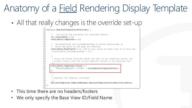 SPSSTHLM - Using JSLink and Display Templates for ITPros