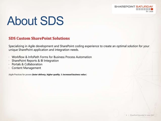 SPS St Louis - SSRS 2012 SharePoint 2013 List Reporting | PPT | Free ...