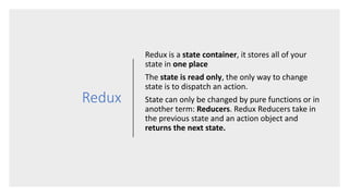 SPS Stockholm Introduce Redux in your SPFx solution | PPTX