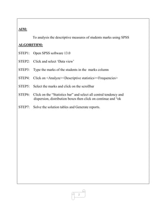 Spss&tora | DOCX | Educational Assessment | Education