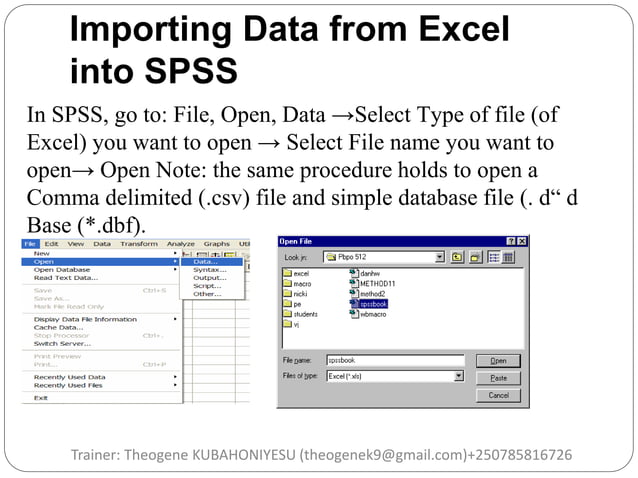 Spss training notes | PDF