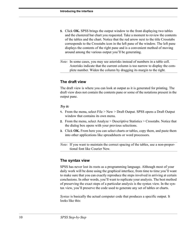 Spss tutorial 1 | PDF