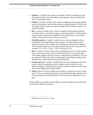 Spss tutorial 1 | PDF
