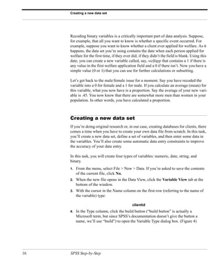 Spss tutorial 1 | PDF