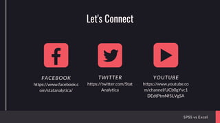 Spss vs excel which one is the best tool for statistics | PDF