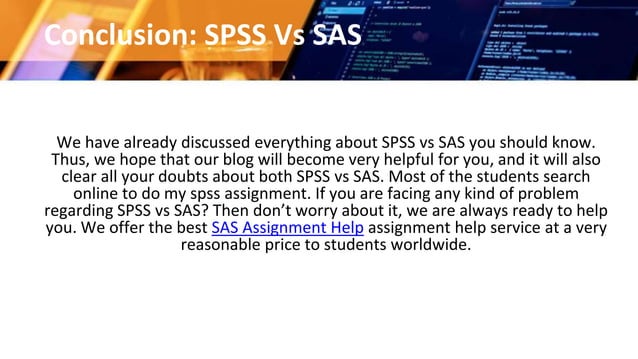 SPSS vs SAS_ The Key Differences You Should Know.pptx