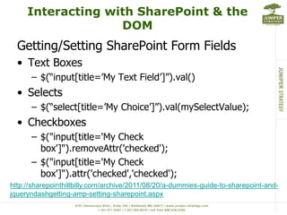 SPSTC - SharePoint & jQuery Essentials | PPT