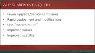 SharePoint & jQuery Guide - SPSTC 5/18/2013 | PPT