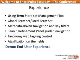 Spstc2011 managed metadata real world | PPT