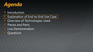 Building End-to-End Solutions Leveraging SharePoint 2010 and Office ...