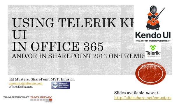 Using Telerik Kendo UI in Office 365 | PPTX
