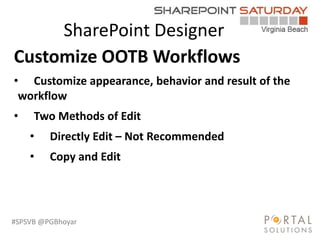 SPSVB 2013 Everything About SharePoint 2010 Workflows | PPT