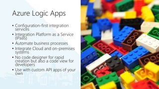 SPS Zurich 2018 - Azure Logic Apps: the new workflow engine | PPT