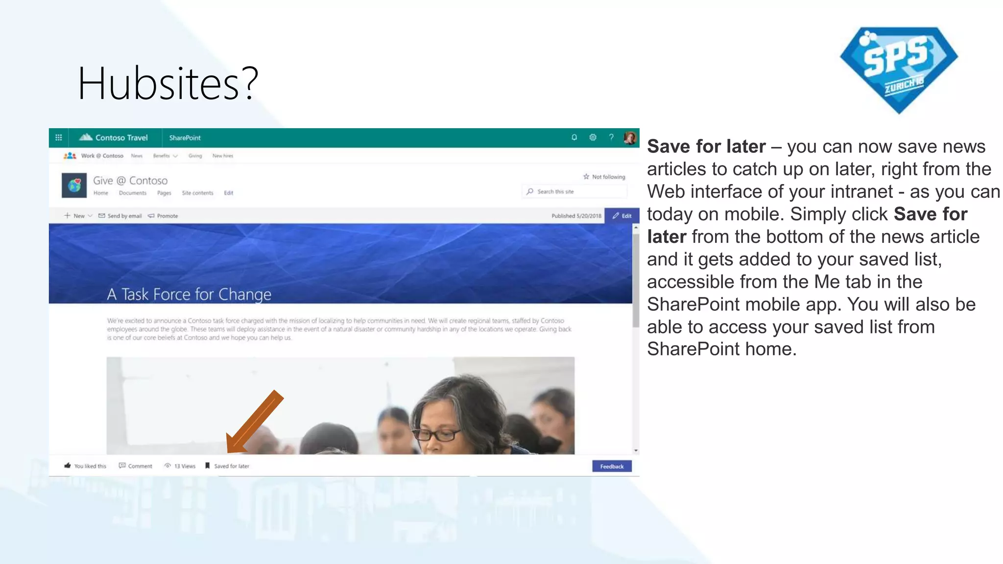 SharePoint hub sites in Office 365 | PPTX