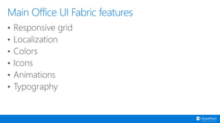 SharePoint Saturday Zurich 2017 - SharePoint Framework the new ...