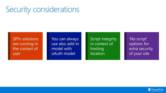 SharePoint Saturday Zurich 2017 - SharePoint Framework the new ...
