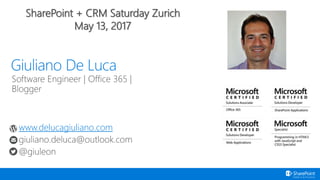 SharePoint Saturday Zurich 2017 - SharePoint Framework the new ...