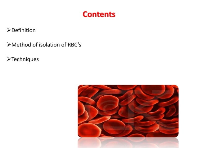 resealed erythrocytes | PPT