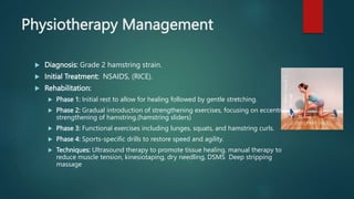 sports physical therapies for athletes and players | PPTX
