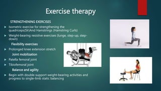 sports physical therapies for athletes and players | PPTX