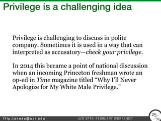 Attending to Diversity in the Classroom: Annotated | PPT