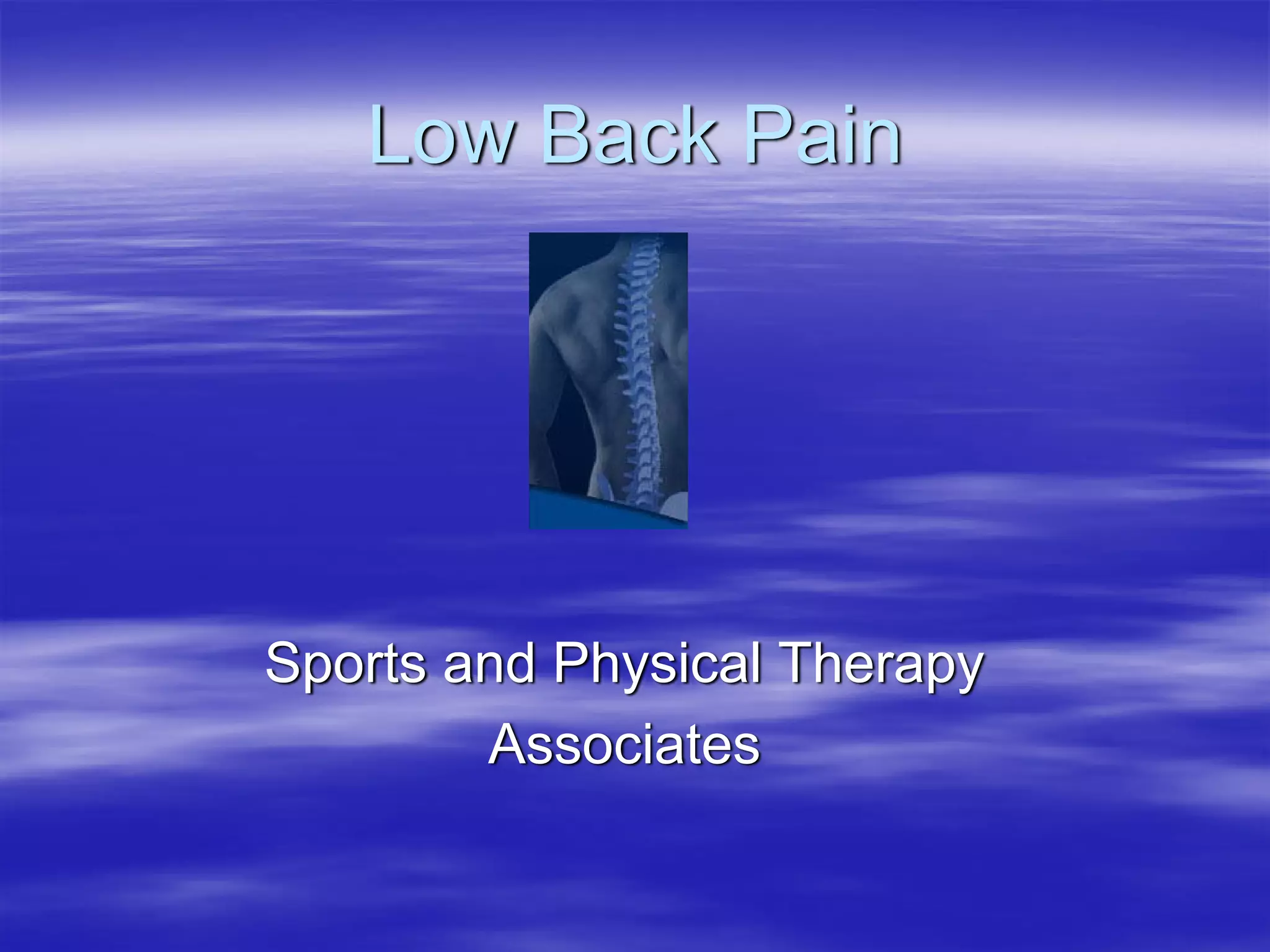 Low Back Pain Prevention and Treatment | PDF