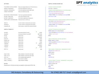 Spt Analytics Sas Programming Tip Sheet V4.0 | PDF | Computer Software ...