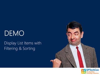 SPTECHCON - Get Some REST - Taking Advantage of the SharePoint 2013 REST API | PDF | Web ...