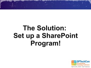Design a SharePoint Program for Ongoing Operational Excellence | PPT ...