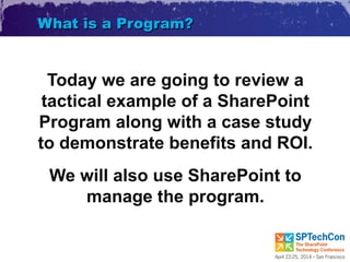Design a SharePoint Program for Ongoing Operational Excellence | PPT ...